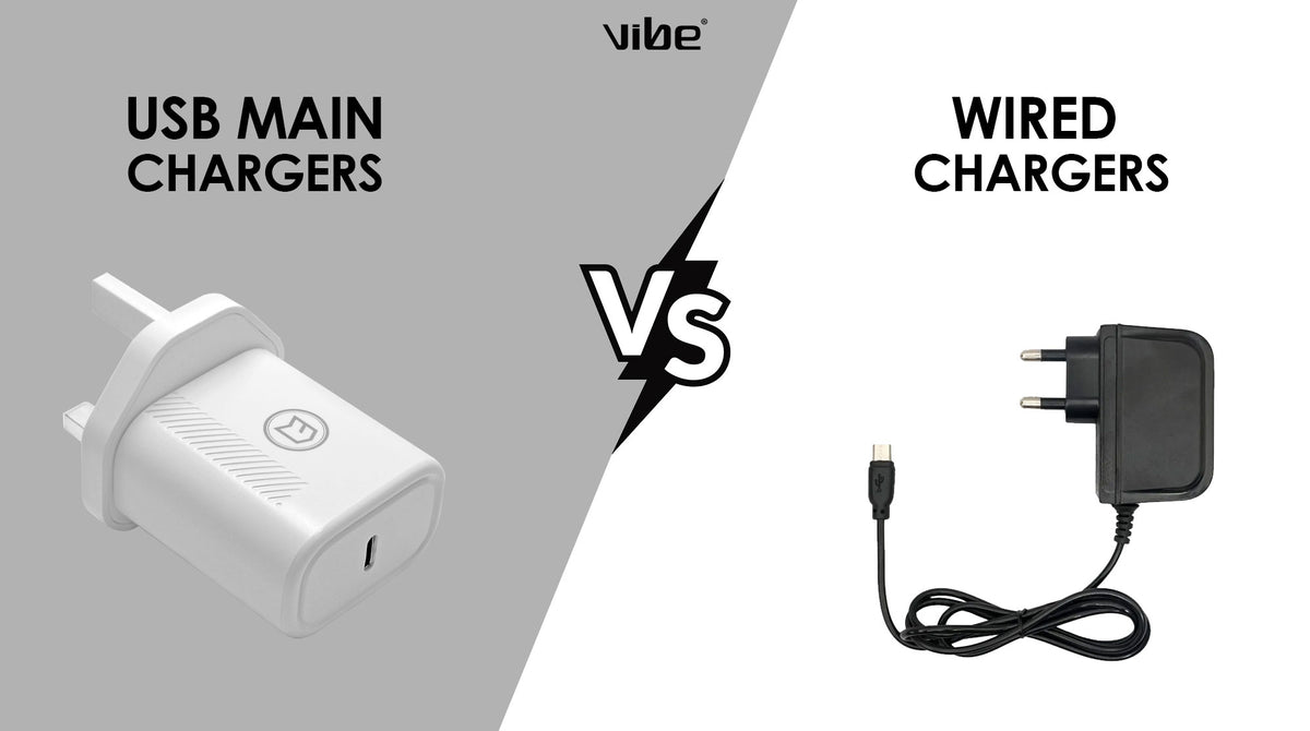 USB Mains chargers vs. Normal Wired Chargers! – Vibe Centre Ltd